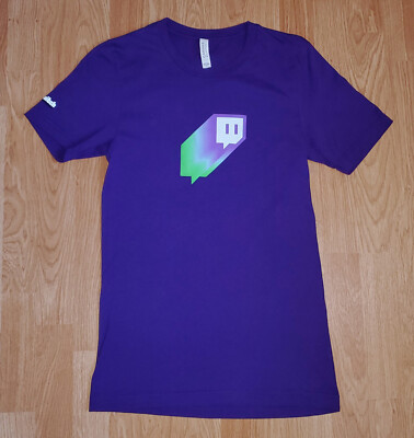 Twitch TV Gamer Streaming Icon Logo Purple Shirt SMALL | eBay