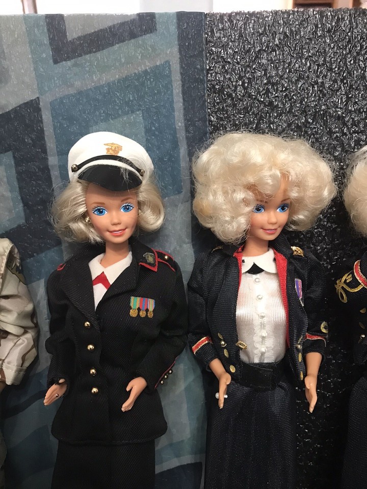 BARBIE & KEN DOLL LOT, HUGE LOOSE LOT OF 8 ARMY & MC W/FULL OUTFITS, | eBay