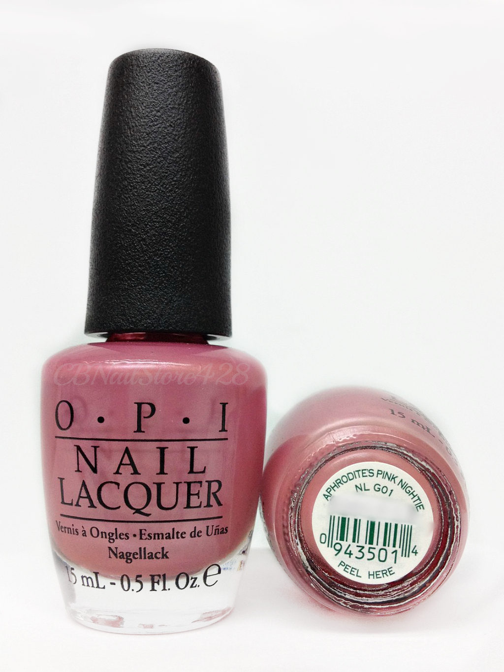 OPI Nail Lacquer- Aphrodite's Pink Nightie NL G01- 0.5oz/15ml | eBay