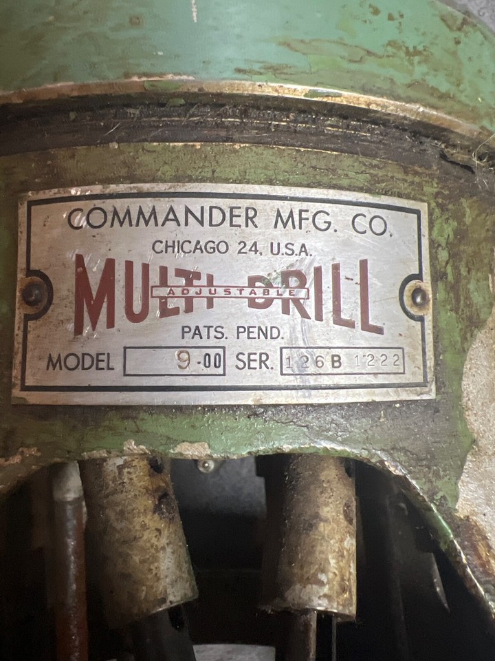 Commander Multi Drill Spindle Drill Head Assembly | eBay
