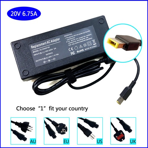 Ac Power Adapter Charger for Lenovo IBM ThinkPad X1 Exterme ADL135SDC2A ...