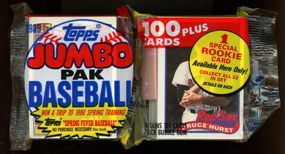 1983-1991 Baseball Sealed Wax Cello Rack Pack Topps Donruss Fleer - You ...