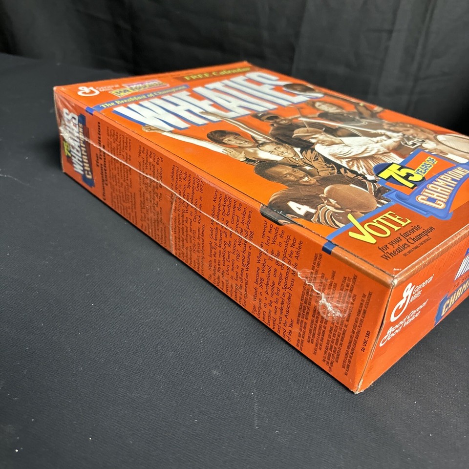 NEW SEALED Wheaties Box - 75 Years Of Champions - Jordan, Woods, Jenner ...