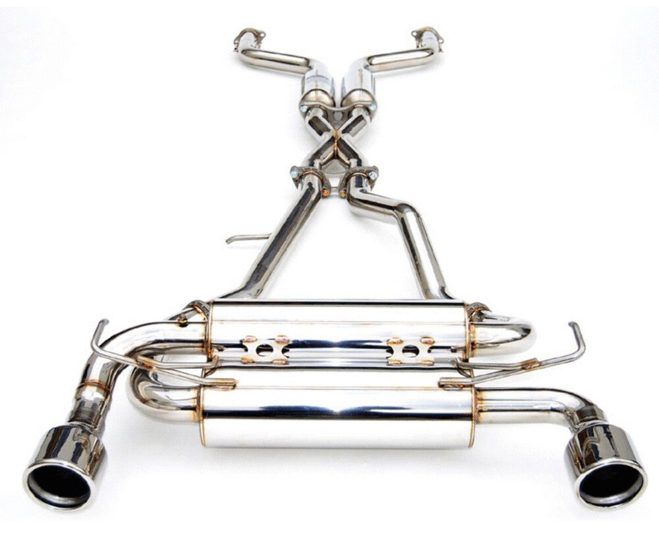 Invidia Gemini Rolled Tip Cat-Back Exhaust System fits 08-13 Infiniti ...