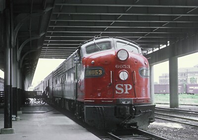 Southern Pacific E9A 6053 w Train 2 the Sunset Houston TX Jun 1969 5 x ...