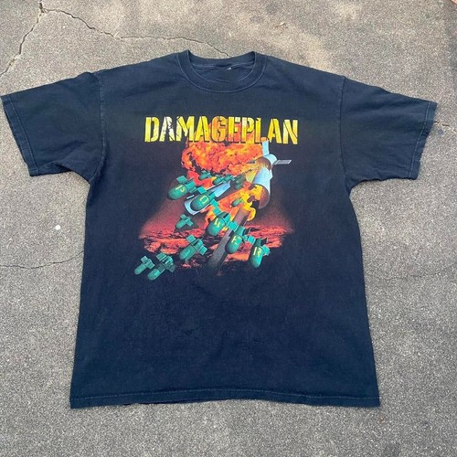 DamagePlan new found power tour Black T-Shirt Cotton Full Size FR280 | eBay