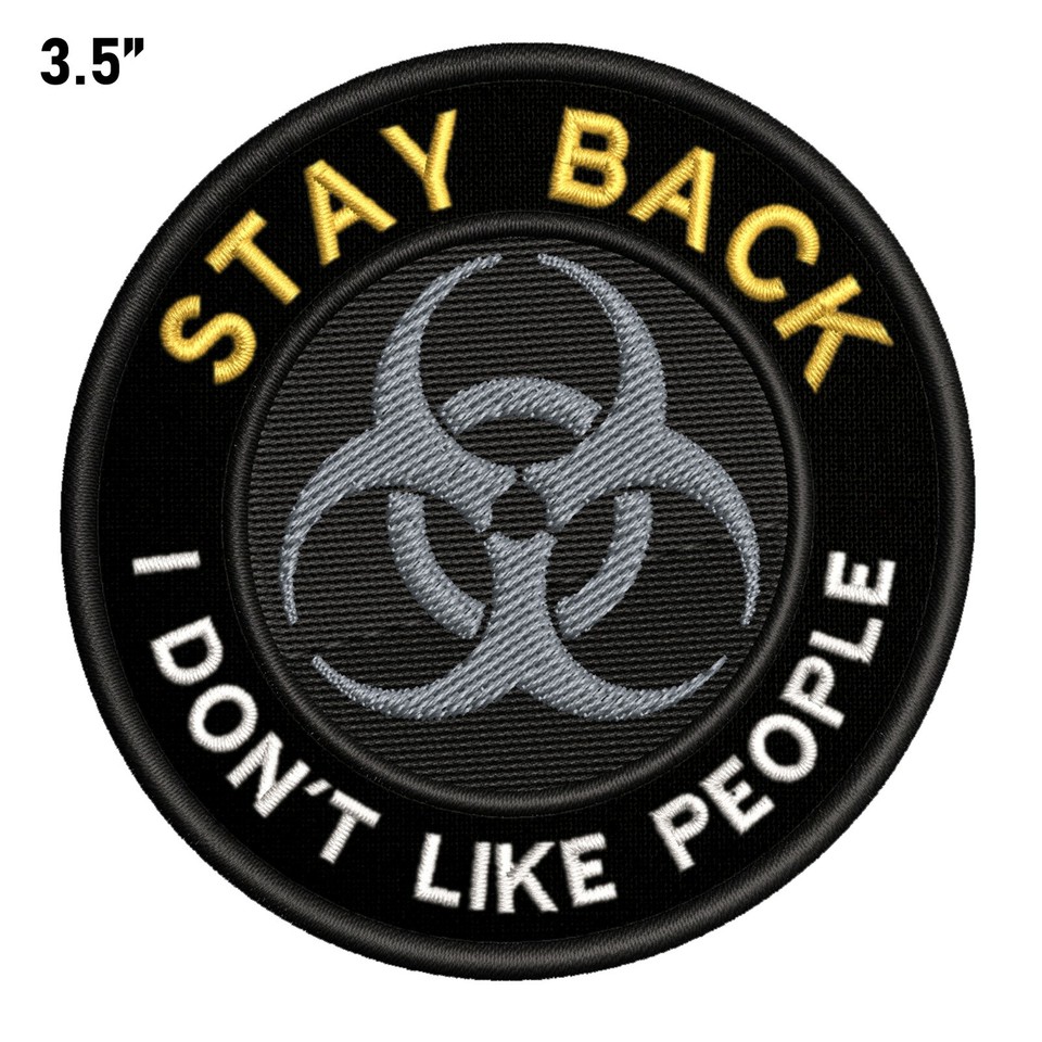 I SURVIVED 2020 BIOHAZARD Response Team Embroidered Patch Hook & Loop ...