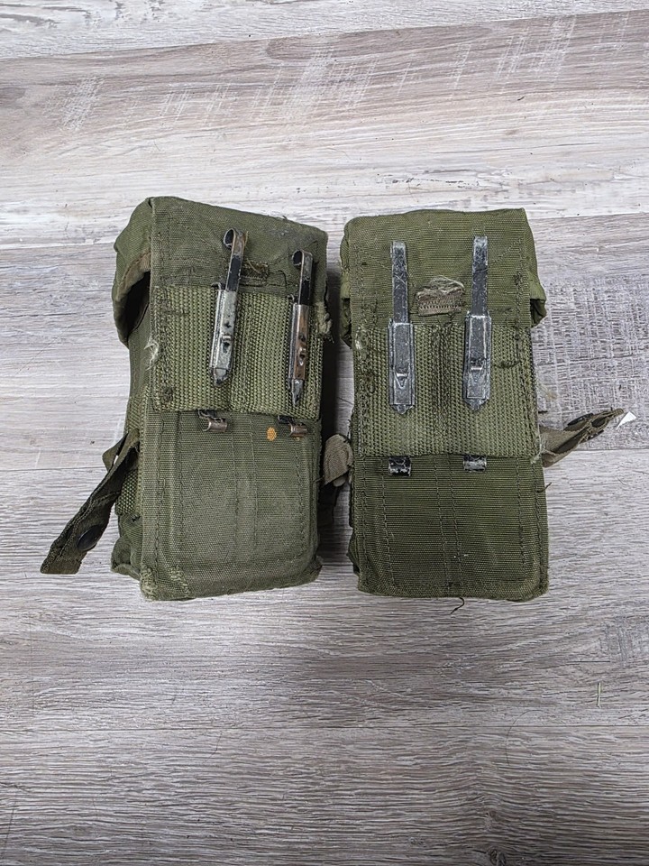 US Vietnam War M1967 30 Round Magazine Pouch Pair | eBay