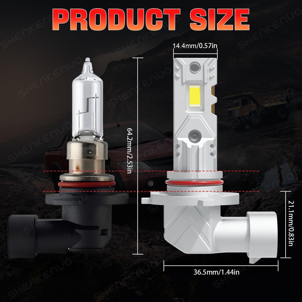 For Acura RSX 2005 2006 Hi/Low Beam H1+9005 LED Headlight Kit Light ...