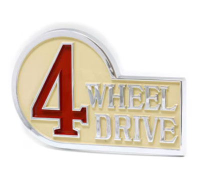 TOYOTA Genuine LAND CRUISER 75453-60012 69-80 BJ40 FJ40 Rear 4WD Emblem ...