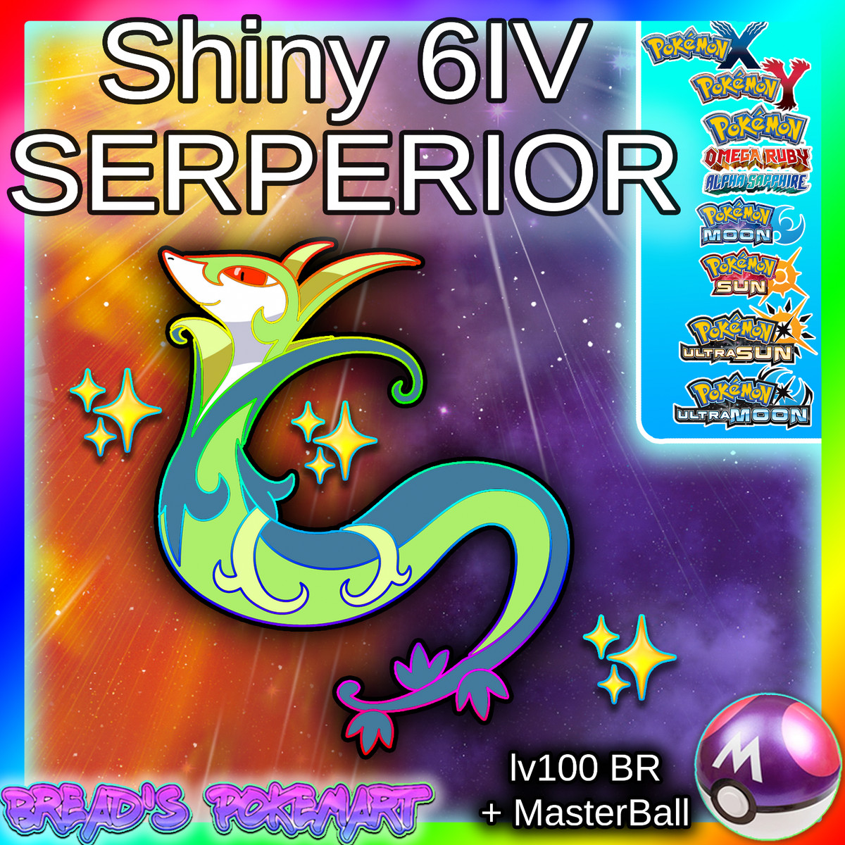 Shiny Serperior Pokemon
