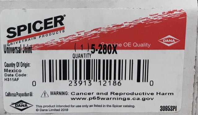 Universal Joint DANA Spicer 5-280X for sale online | eBay
