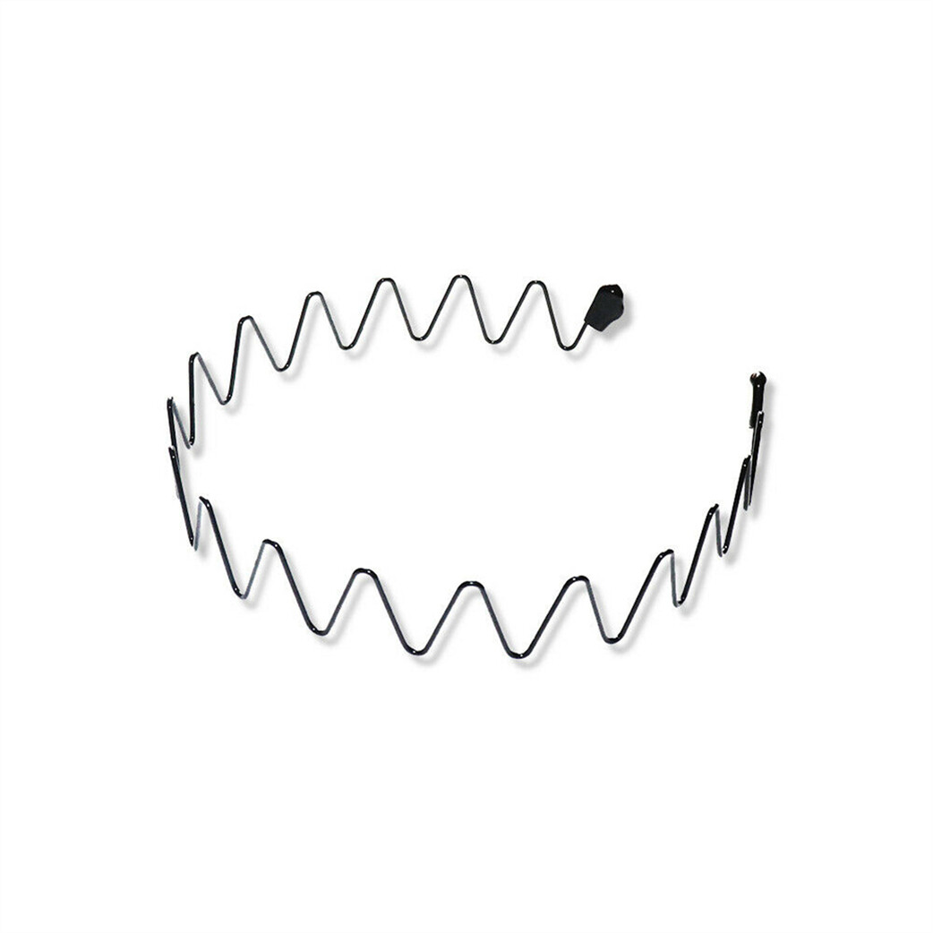 Metal Wire Headband Football Sports Gym Toothed Alice Hair Head Band ...