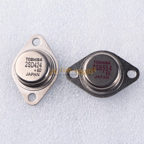 NEW 1PAIRS 2SB554/2SD424 B554/D424 TOSHIBA Encapsulation:TO-3 Power ...