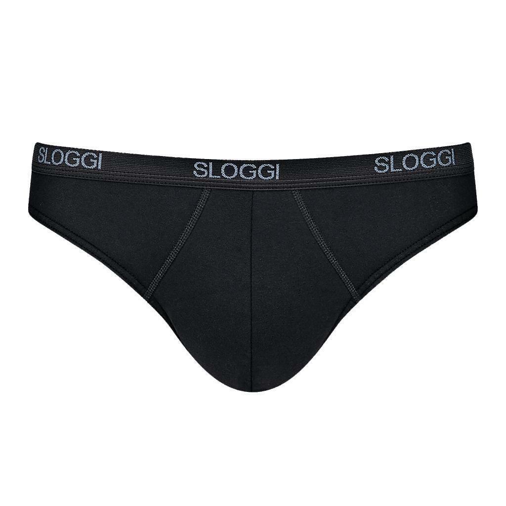 Sloggi Men's Twin Pack Basic Mini Underpants UK Size S - Black for sale ...