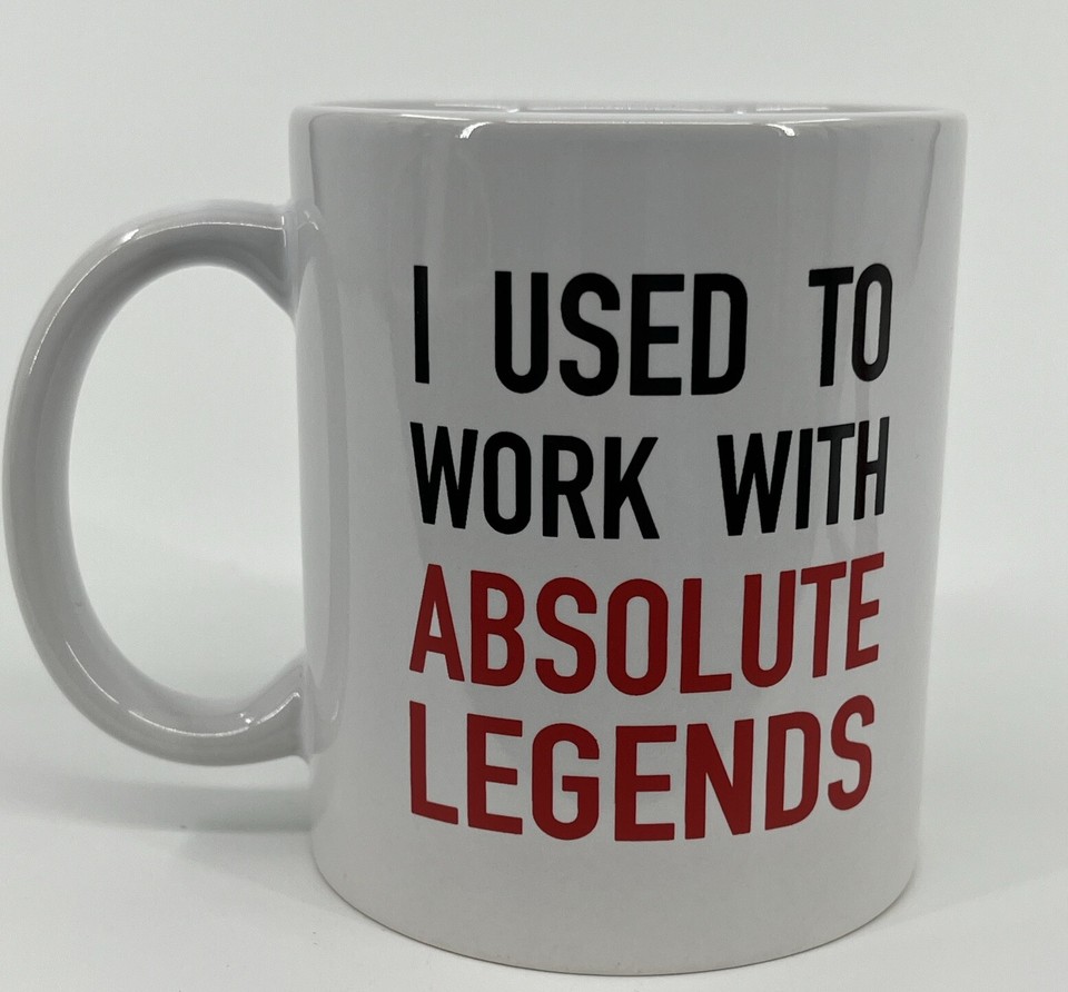 Coffee Mug I Used To Work With Absolute Legend Coworker Retirement New ...