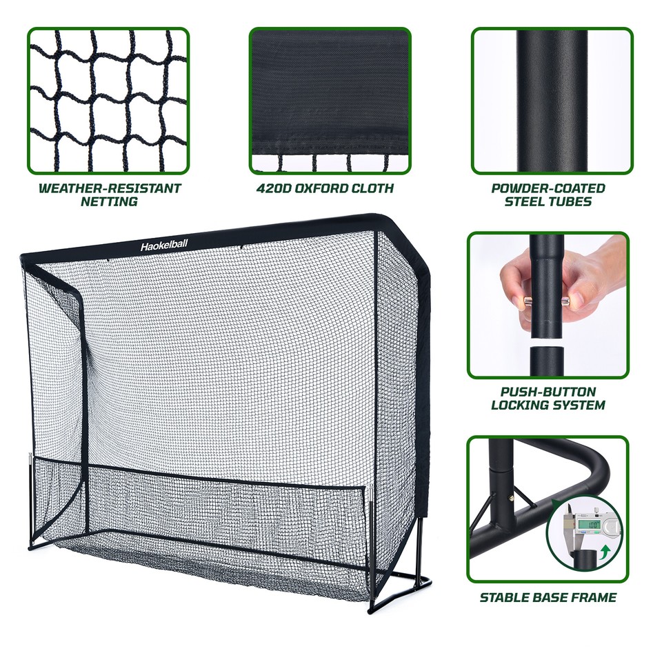 10x7.5ft Heavy Duty Large Golf Hitting Practice Net for Backyard w ...