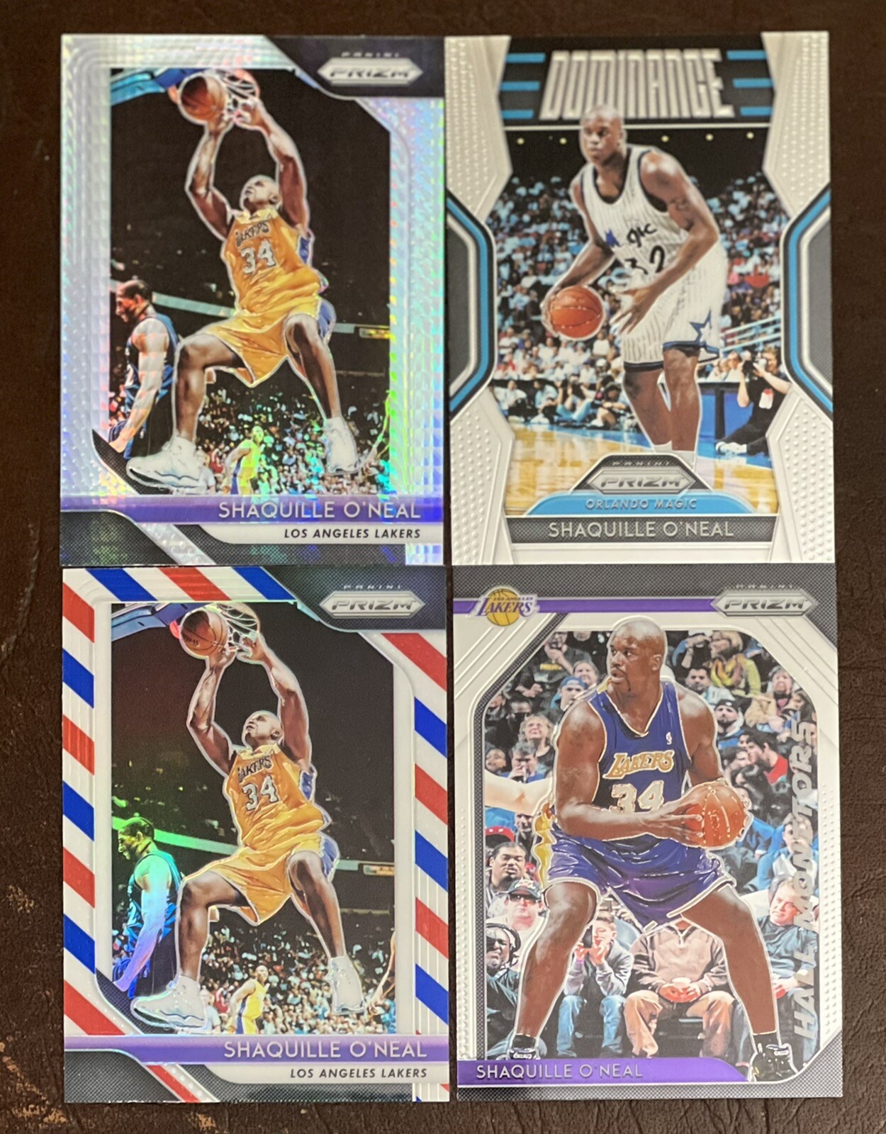 Shaquille O'Neal 2018-19 Panini Prizm Hyper +Red White Blue +Hall ...