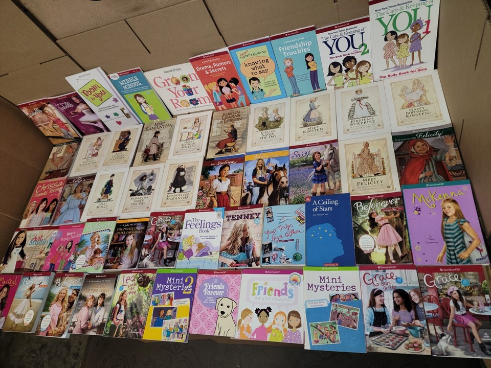 Lot of 10 American Girl Library Doll Collection History Child KIDs ...