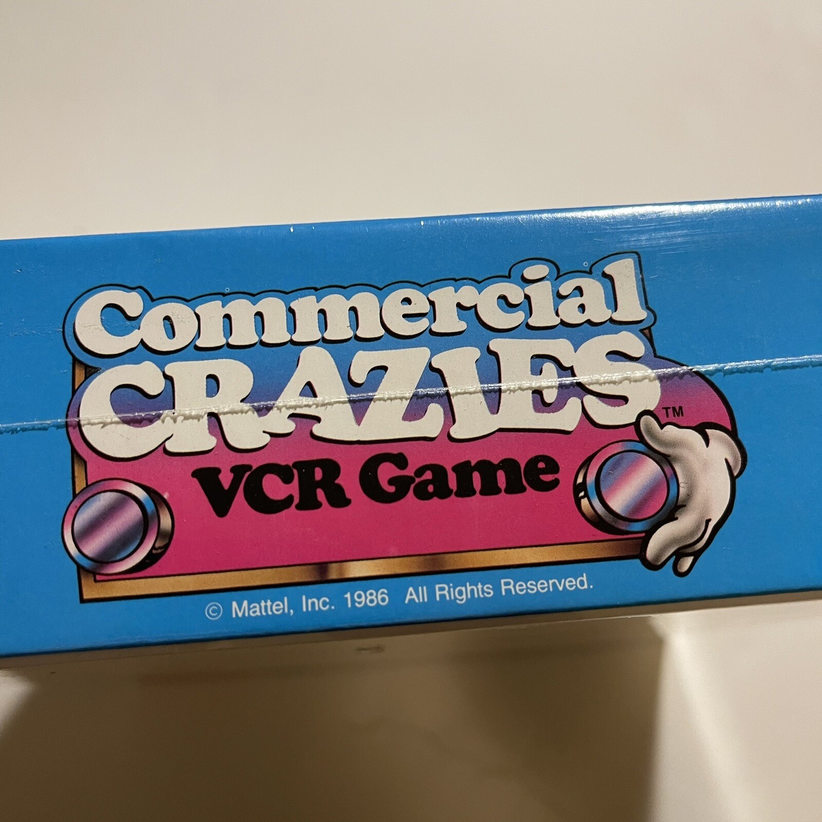 Commercial Crazies VCR Board Game Mattel Vintage 80s Complete for sale ...