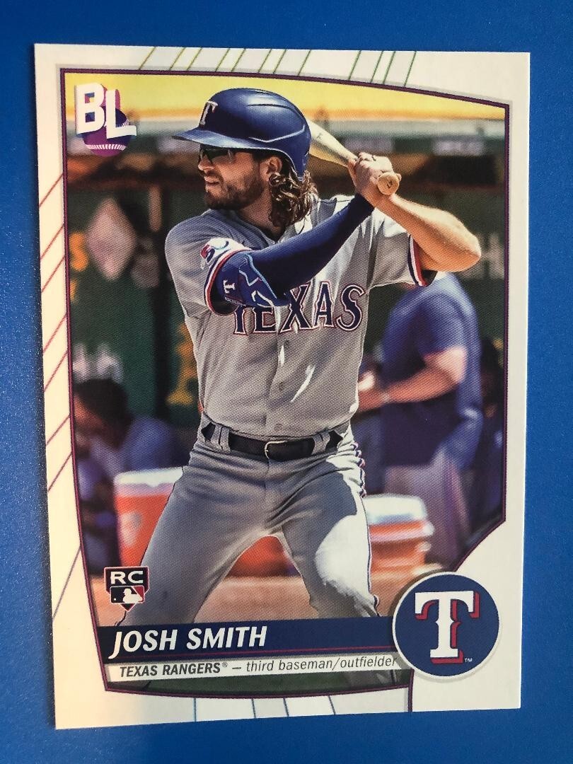 Josh Smith Rangers Rookie Card 2023 Topps Big League Baseball #9 | eBay