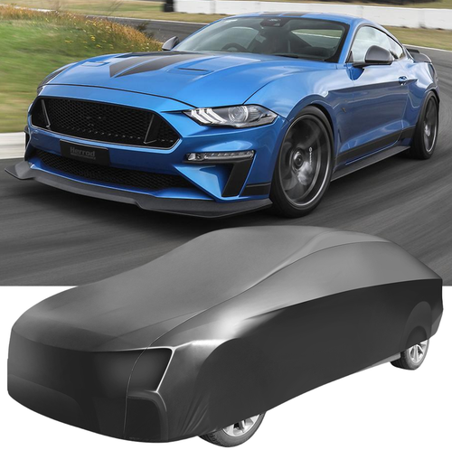 Outdoor Satin Stretch Car Cover Scratch Dustproof For Ford Mustang GT ...