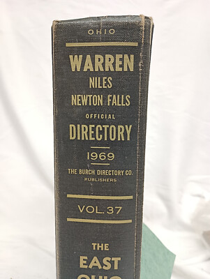 WARREN CITY DIRECTORY 1969 VOLUME 37 | eBay