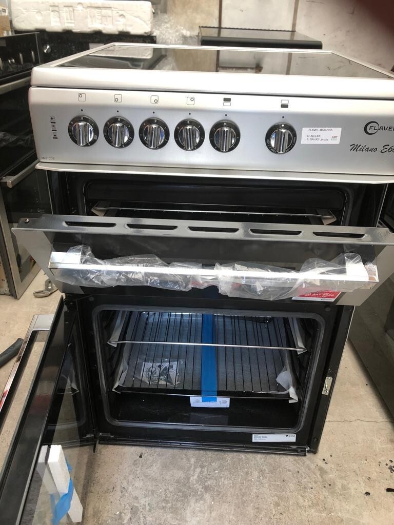 FLAVEL Milano ML61CDS Electric Ceramic Cooker - Silver & Chrome | eBay UK