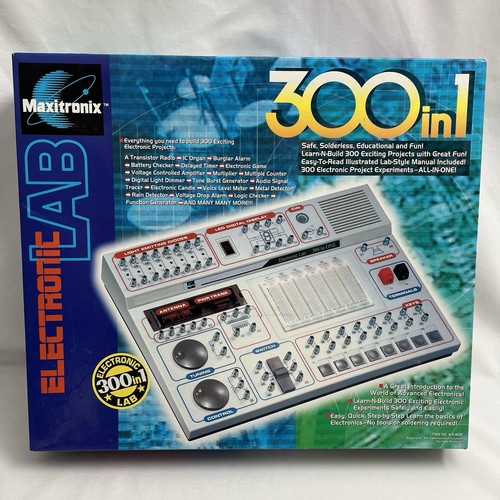 Maxitronix Electronic Lab 300 in 1 Elenco Electronics Science Kit MX ...