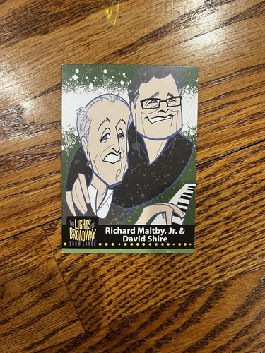 LIGHTS OF BROADWAY CARD RICHARD MALTBY JR AND DAVID SHIRE AUTUMN 2018 ...