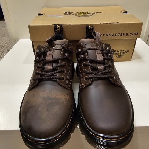 Dr. Martens AirWair Reeder Dark Brown Leather- UNISEX Mens 6, Womens 7 ...