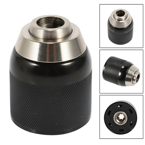 Drill Chuck Parts Accessories Metal + Plastic 1pcs Black For DC988K ...