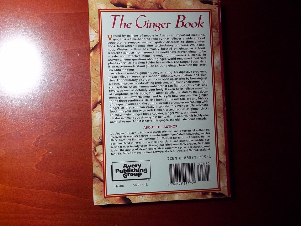 The Ginger Book by Stephen Fulder | eBay