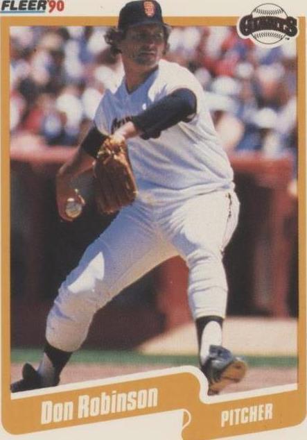 1990 Fleer - Don Robinson #70 Printed in Canada for sale online | eBay