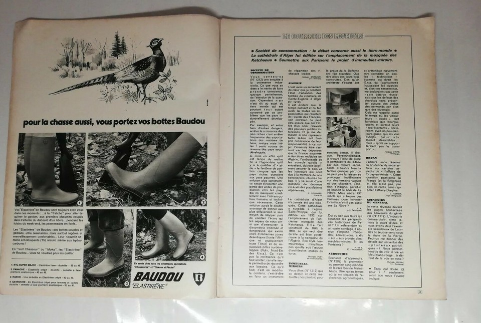 N28 Magazine Paris-Match N°1215 19 août 1972 Cousteau ses plus belles ...