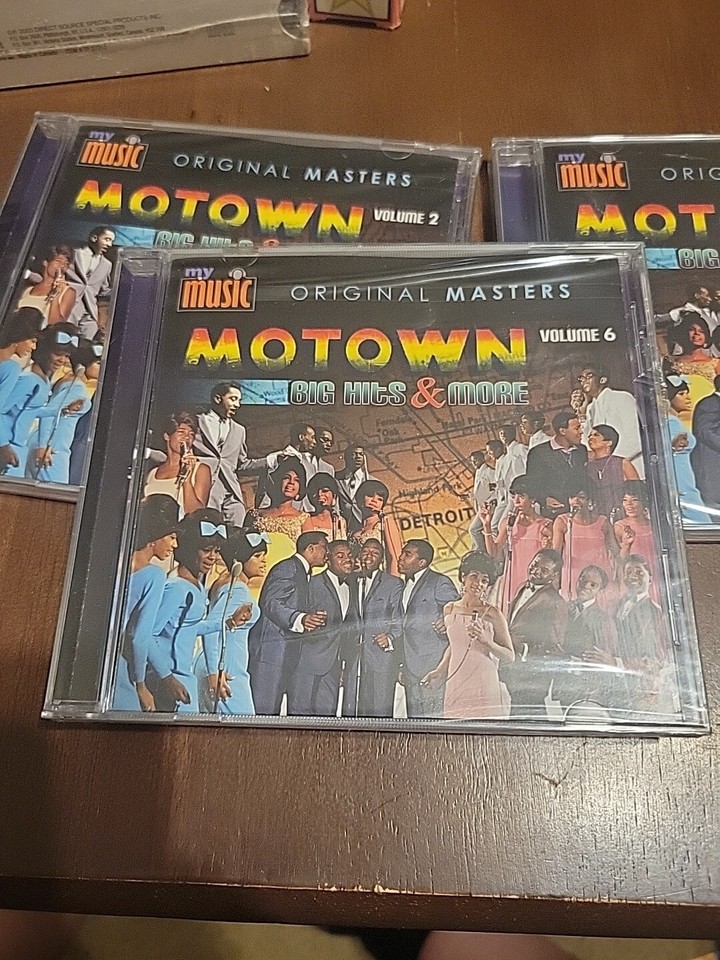 Motown Big Hits & More Original Masters Lot of 3 CDs Volume 2, 3 & 6 ...