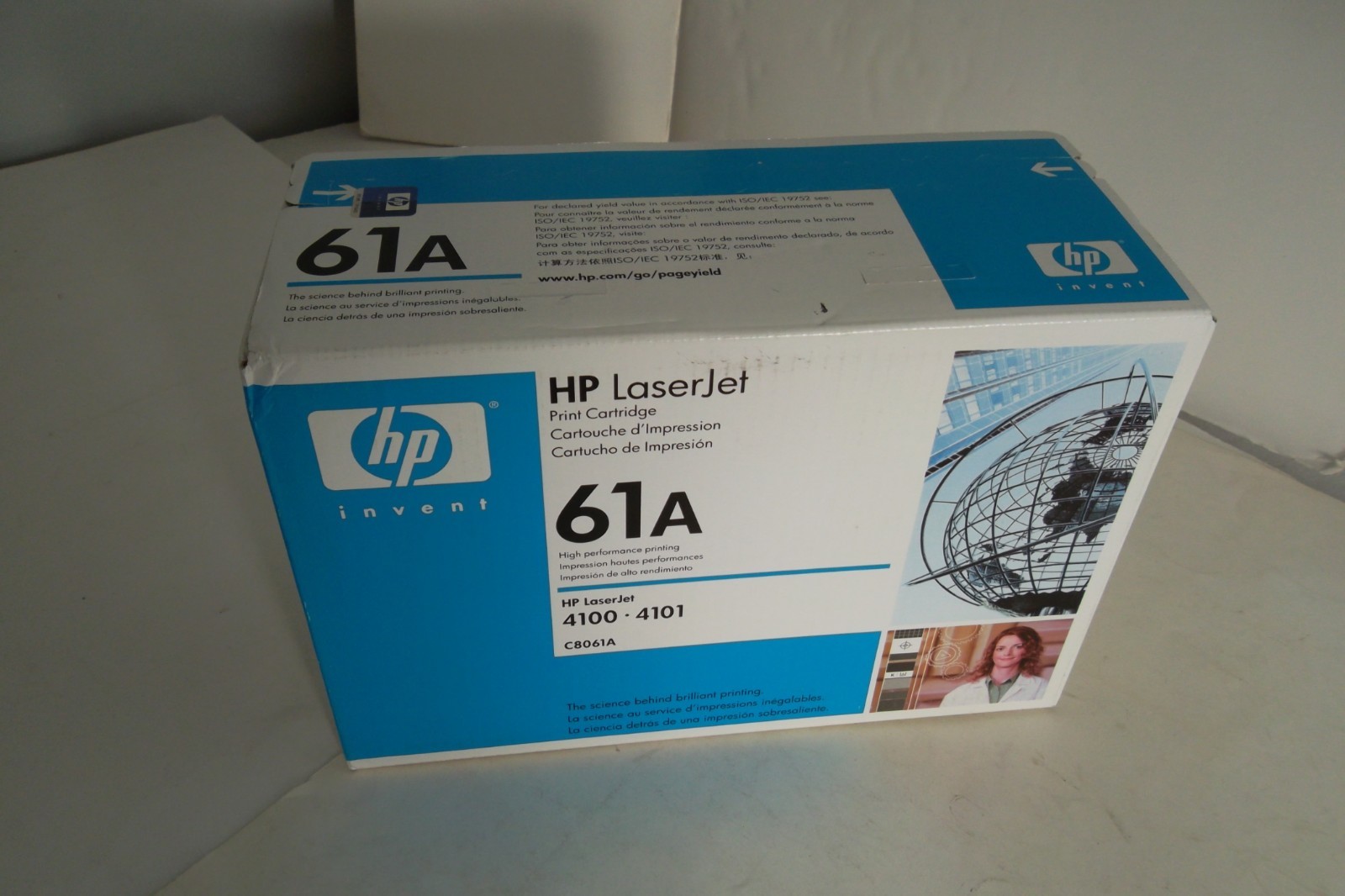 HP 61A Black Toner Cartridge for 4100 4100mfp 4101mfp 6,000 Pages ...