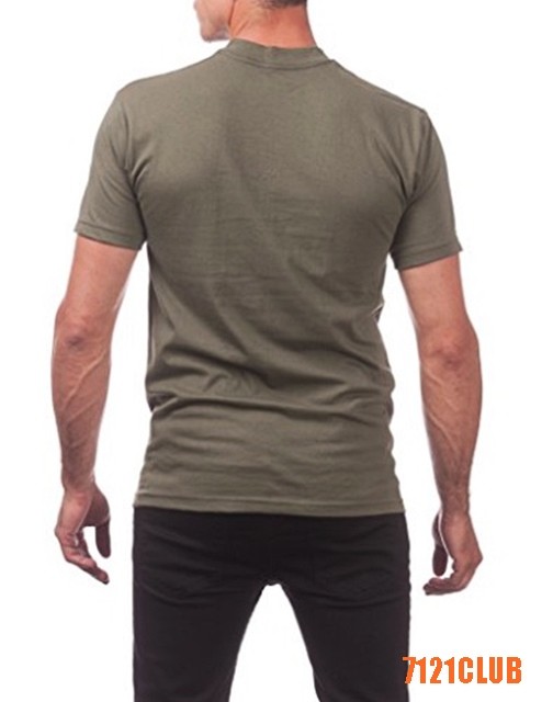 PRO CLUB MEN V NECK T SHIRT CAMO TEE PROCLUB PLAIN SHORT SLEEVE BIG ...