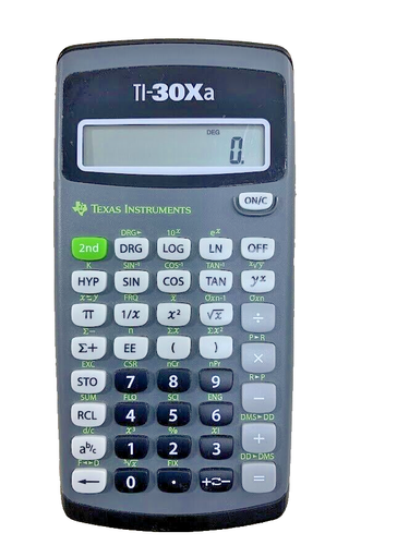 TEXAS INSTRUMENTS TI-30Xa CALCULATOR W/ SLIDE COVER | eBay
