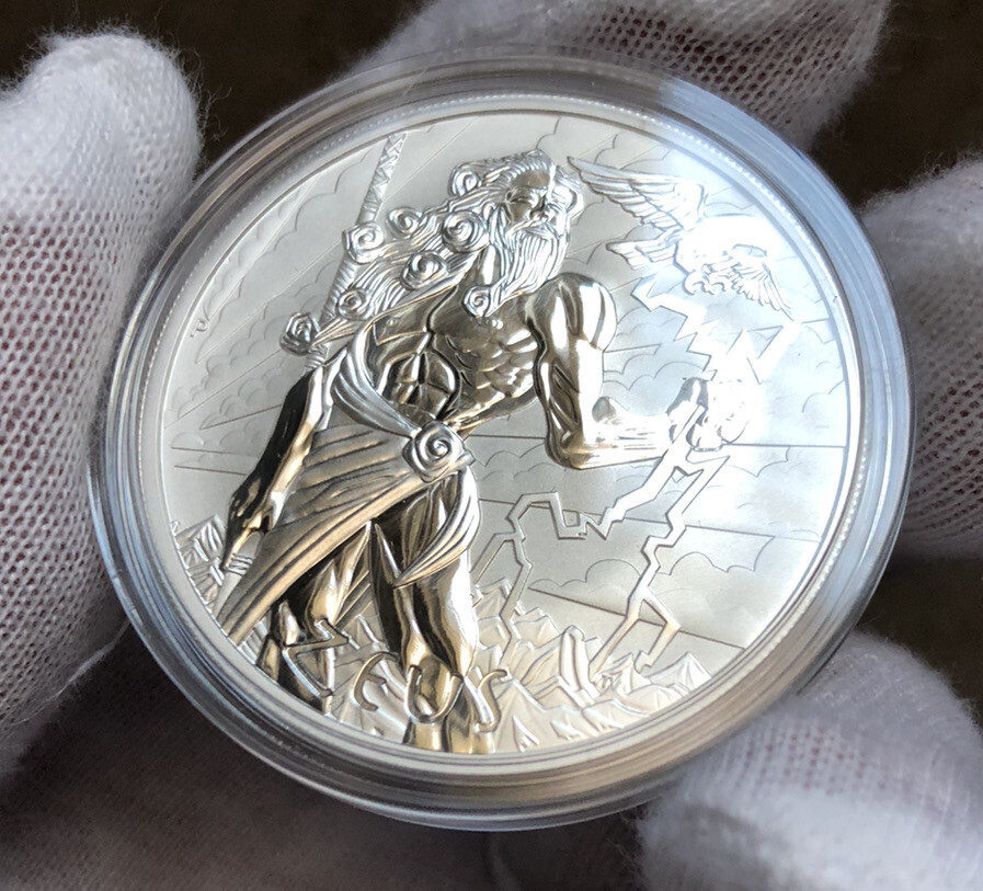 2020 Tuvalu Gods of Olympus Zeus 1 oz Silver Coin BU | eBay