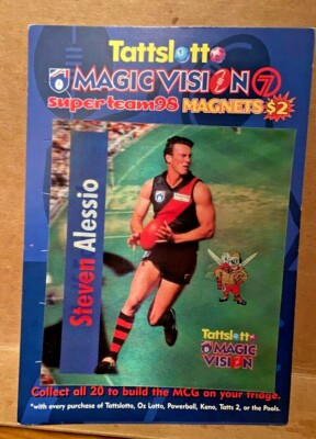 Steven Alessio AFL, VFL Magnet Card: Tattslotto Magic Vision AFL ...
