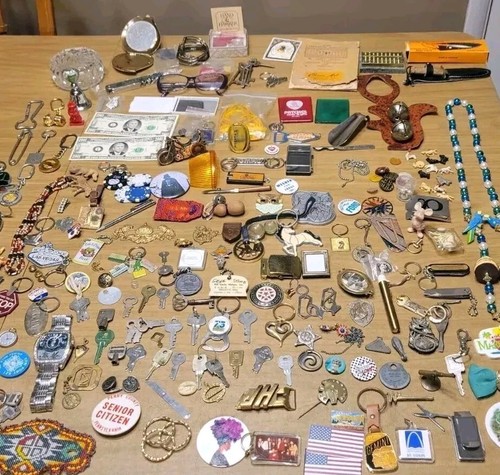 Junk Drawer Lot - Antique, Vintage Items, Collectibles 200 Items | eBay