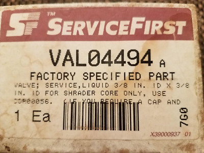 Trane Service First VAL04494 VAL-4494 Replacement 3/8 x 3/8 (1030) | eBay