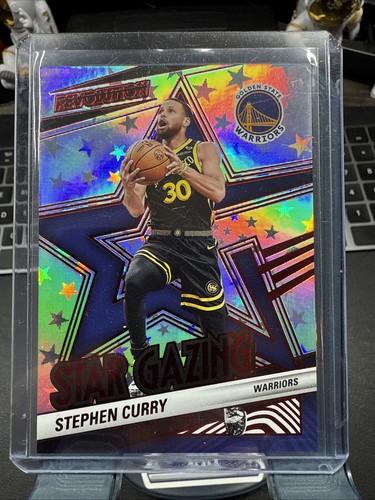2024-25 Panini Revolution Stephen Curry Star Gazing Blue Astro #156/299 Warriors | eBay