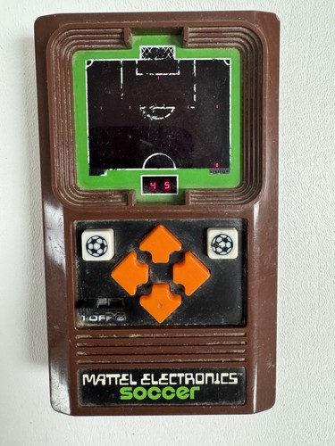 Vintage 1978 Mattel Electronics SOCCER Handheld game TESTED WORKS Hong ...