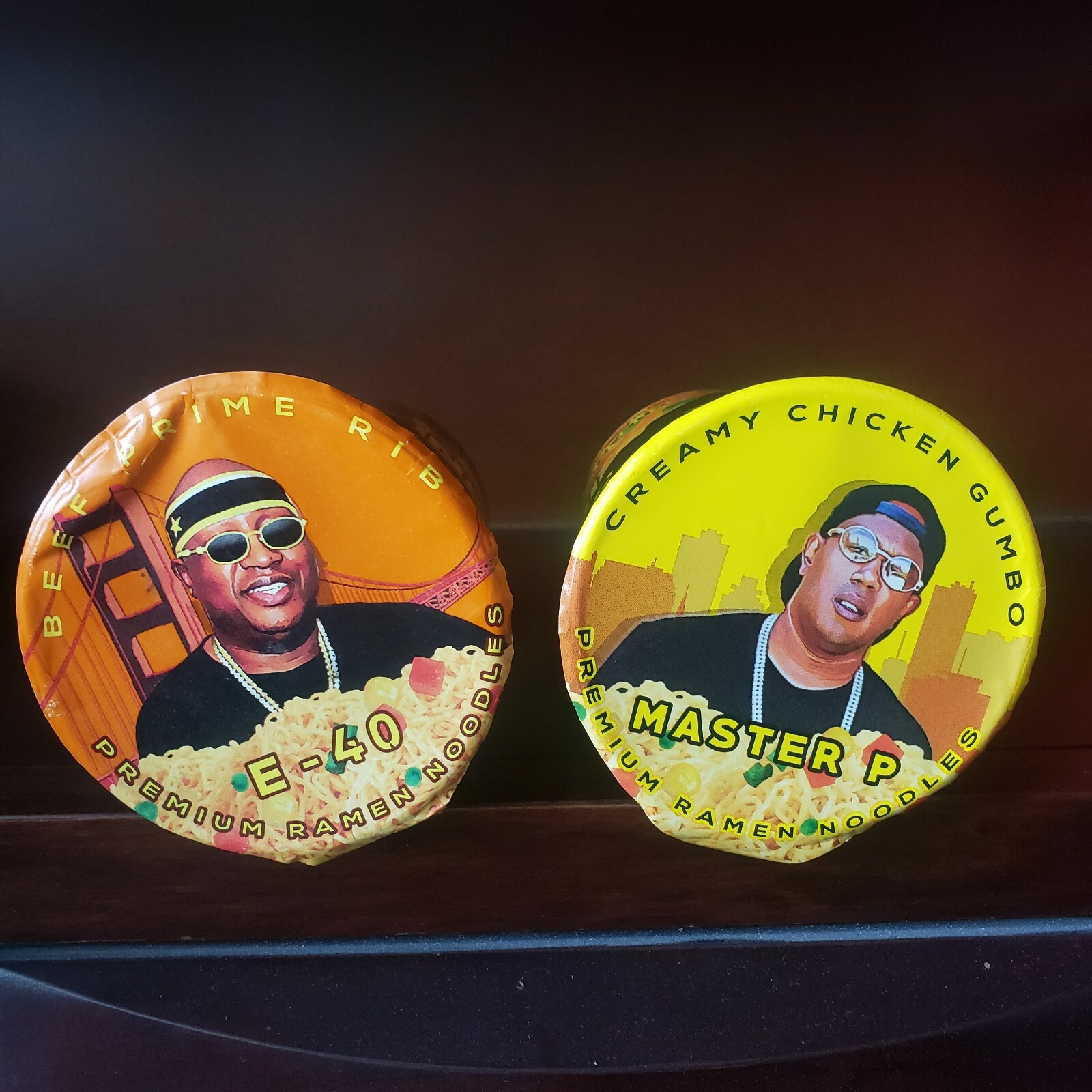 Rap Snacks Icon Ramen Noodles Flavor Chicken Gumbo Master P X2 Exp 11/ ...