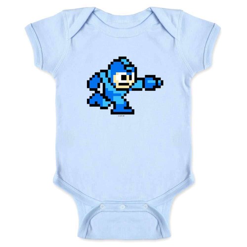 Mega Man 8 Bit Running Vintage Video Game Megaman Baby Bodysuit | eBay