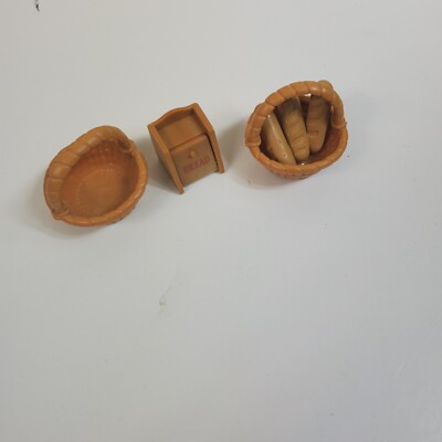 Calico Critters Bakery Loaves Bread Basket Lot | eBay