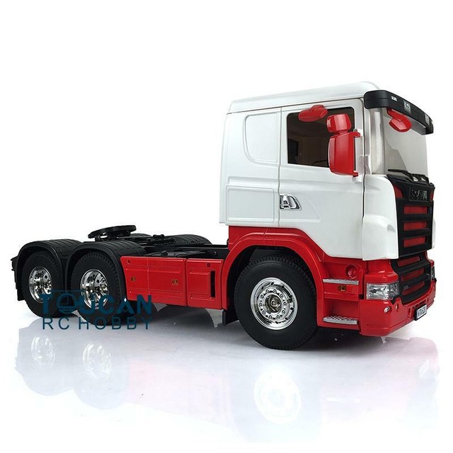 1/14 Scale RC Truck Hercules RC Scania Lowtop Tractor TAMIYA KIT Motor ...