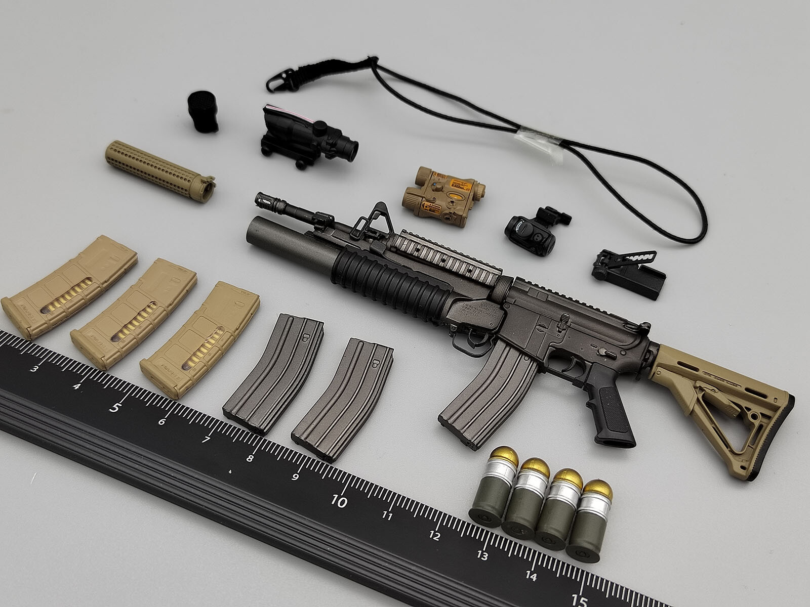 DAMTOYS DAM 78056 1/6 Scale Marine Force Recon Combat Diver M4A1 Rifle ...